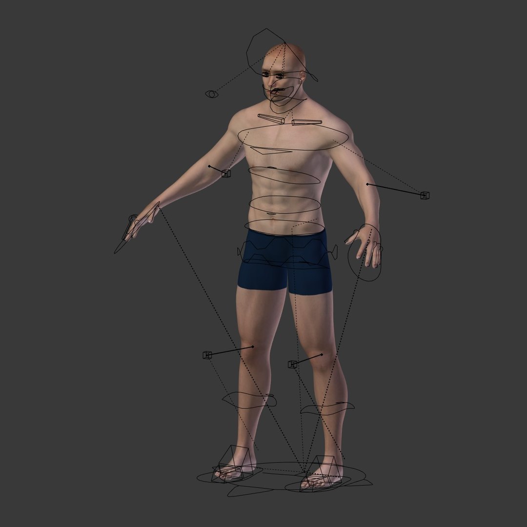 Man realistic 3D model - TurboSquid 1355870