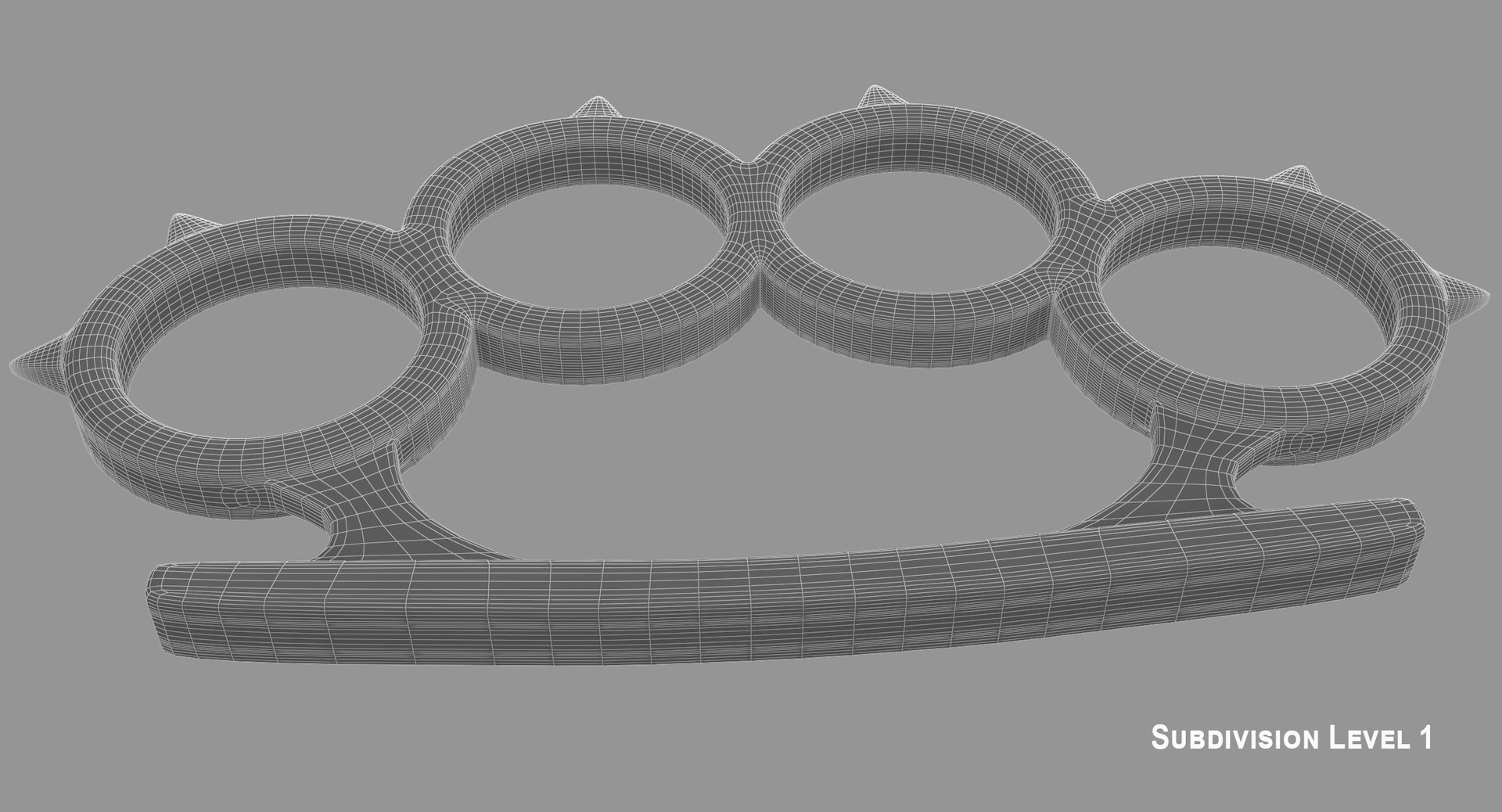 3D Brass Knuckles Model - TurboSquid 1391966