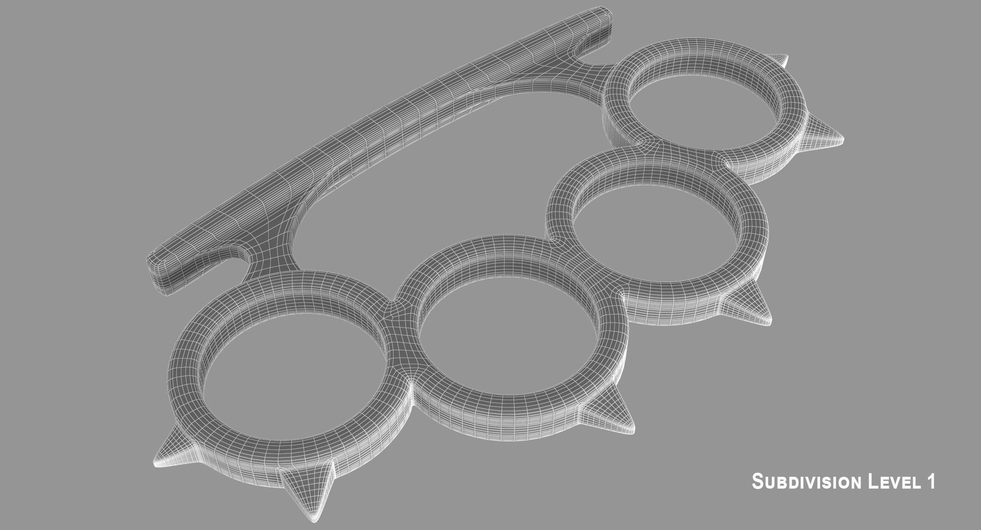 3D Brass Knuckles Model - TurboSquid 1391966