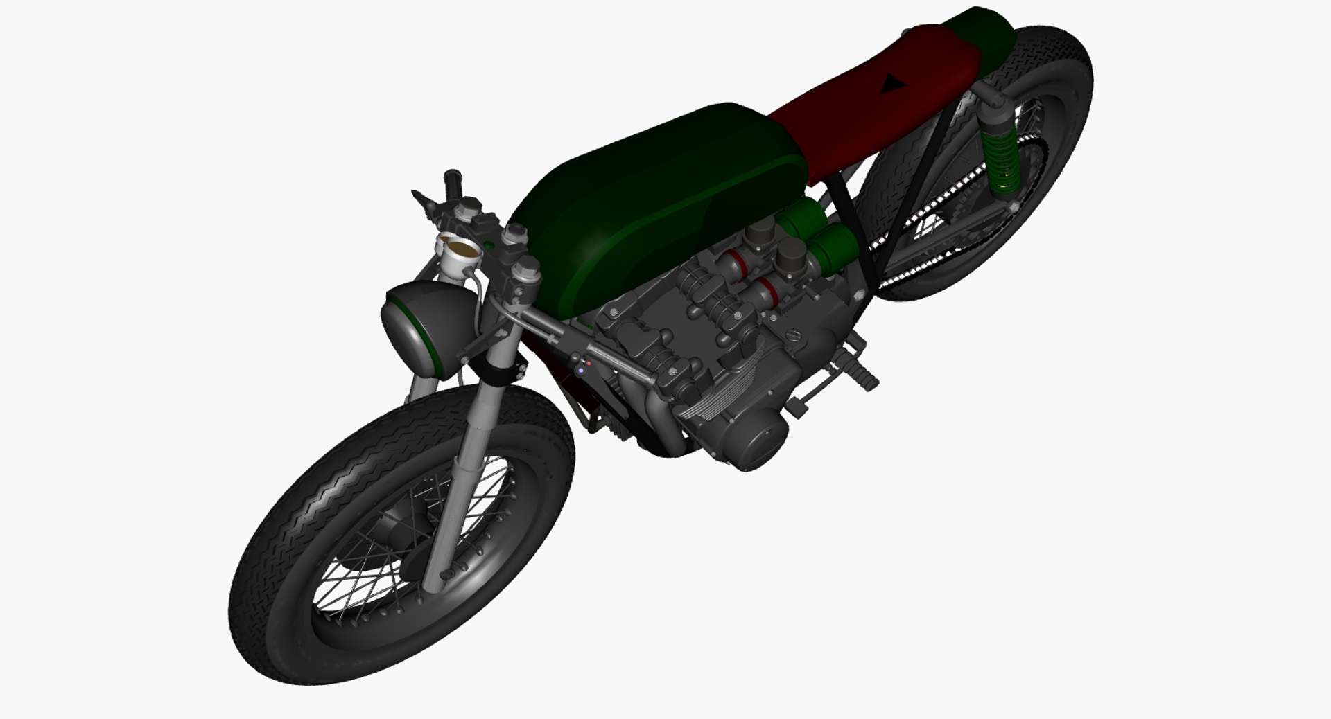 Vehicles Yamaha Cafe Racer 3D Model - TurboSquid 1281814