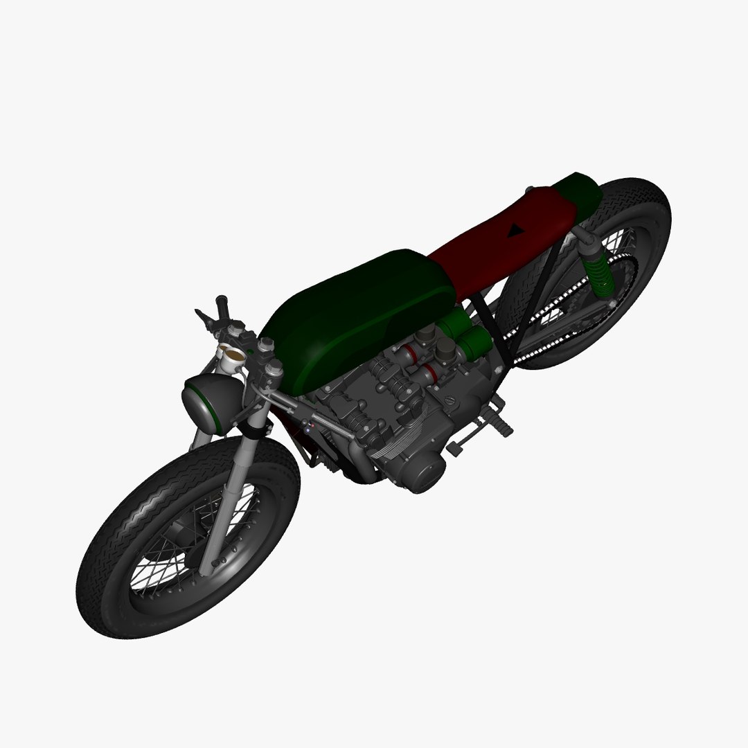 Vehicles Yamaha Cafe Racer 3D Model - TurboSquid 1281814