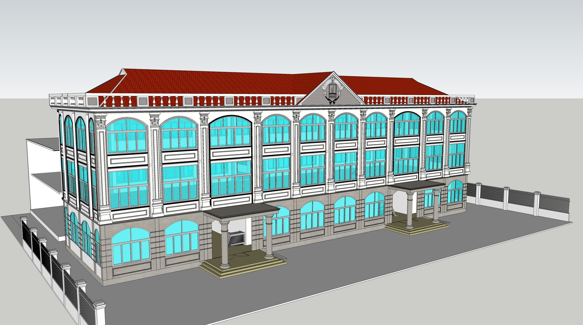 3D Government Building Model | 1142484 | TurboSquid