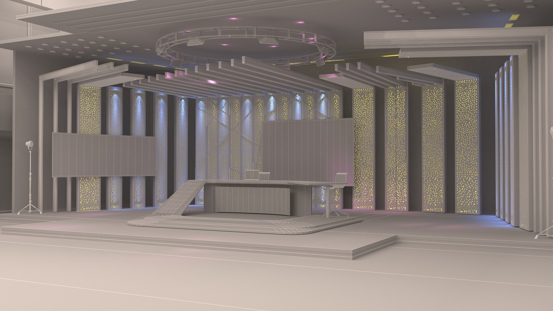 3D Sport Studio Stand - TurboSquid 1963848