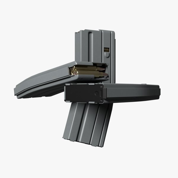 3D модель MWS AR-15 Stanag Magazine 30rnd - TurboSquid 2022947