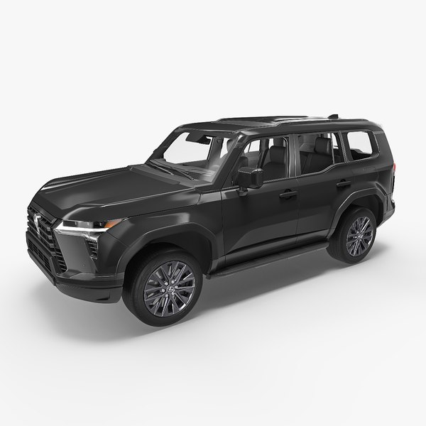 modelo 3d SUV Lexus GX 550 Caviar Black Simplificado - TurboSquid 2326907