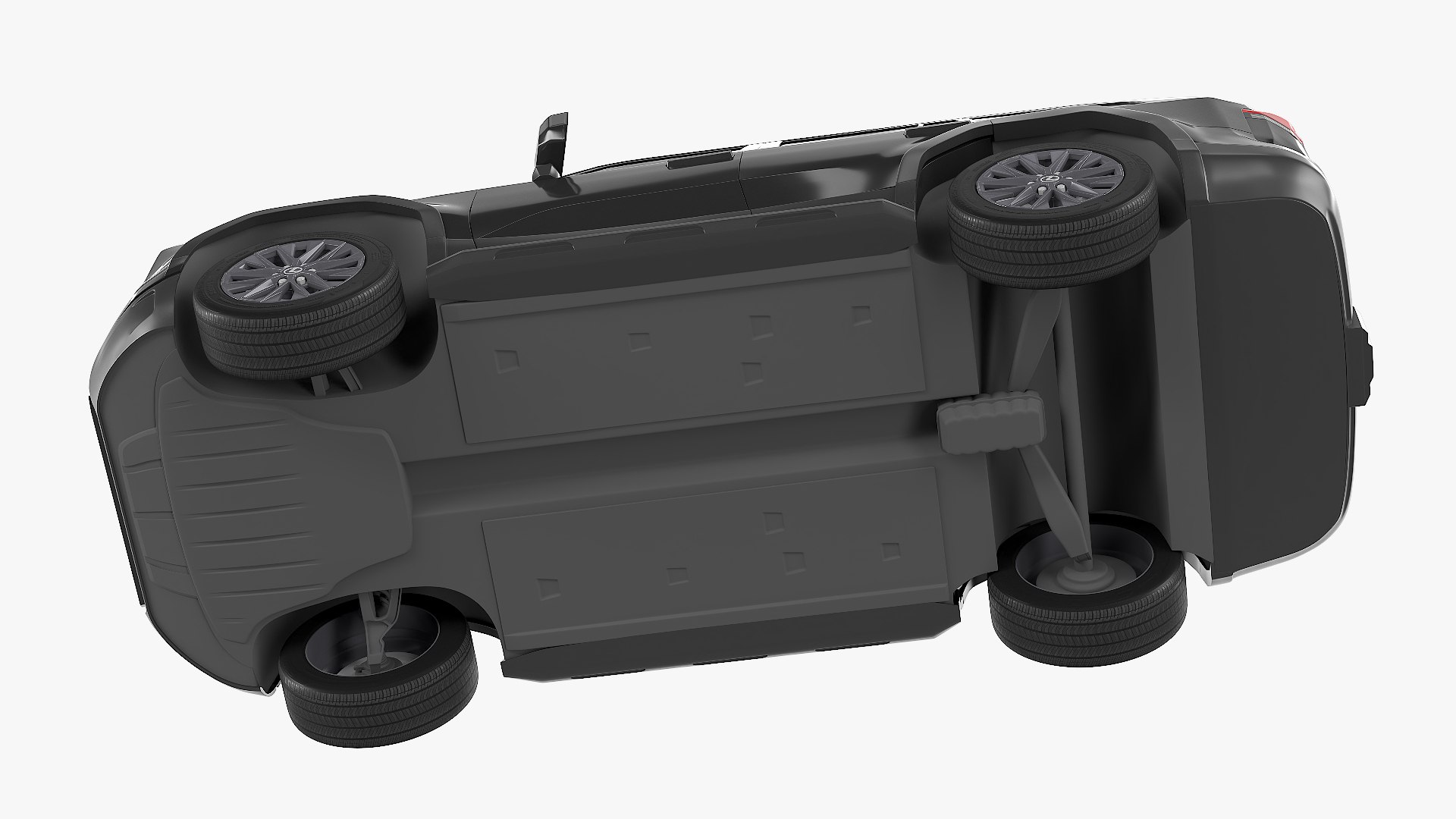 3D Lexus GX 550 SUV Caviar Black Simplified Model - TurboSquid 2326907