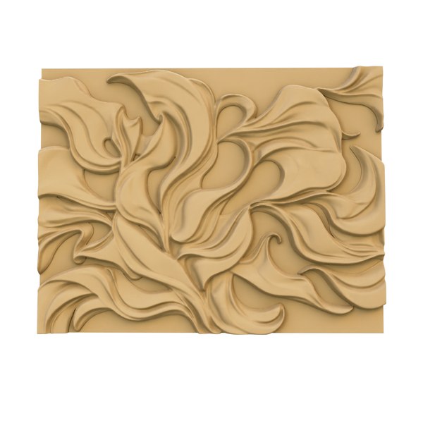 modelo 3d Conjunto de decoración de pared con paneles modernos Mural de ...