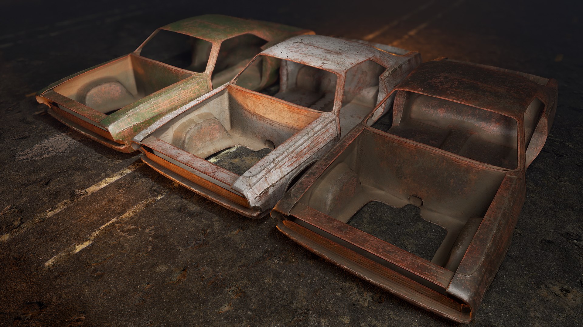 Old Car Body - Model - TurboSquid 1659927