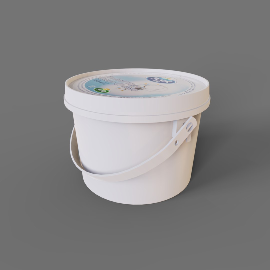 3D Cream Cheese Arla Puck 1500g Model - TurboSquid 2265711