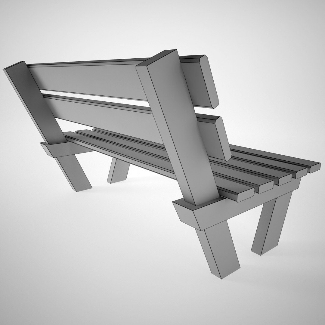 Bench Games Scene 3d Max