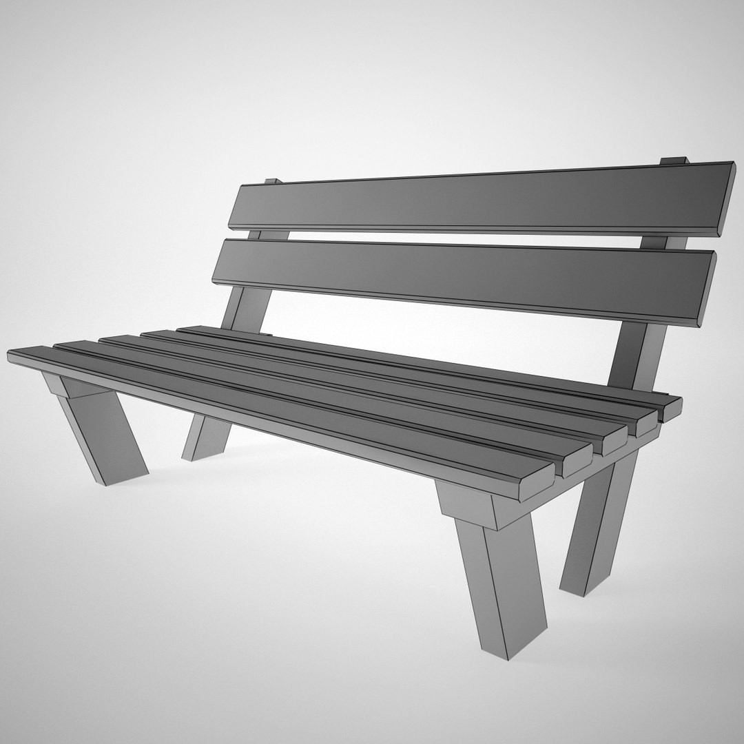 Bench Games Scene 3d Max