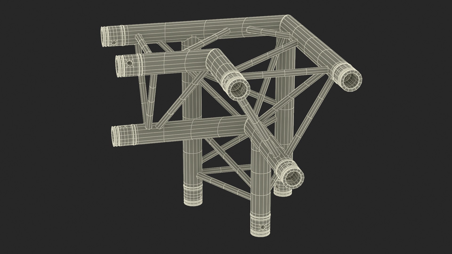Development Truss Modular Triangular Model - TurboSquid 2264767