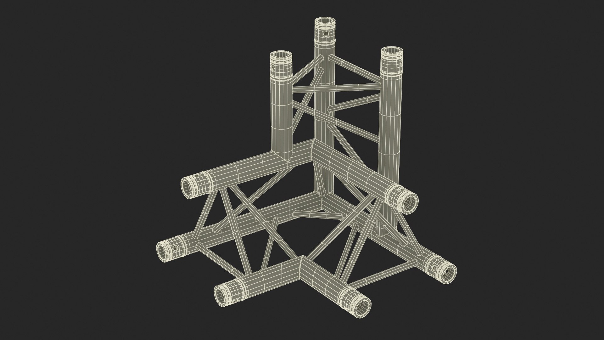 Development Truss Modular Triangular Model - TurboSquid 2264767
