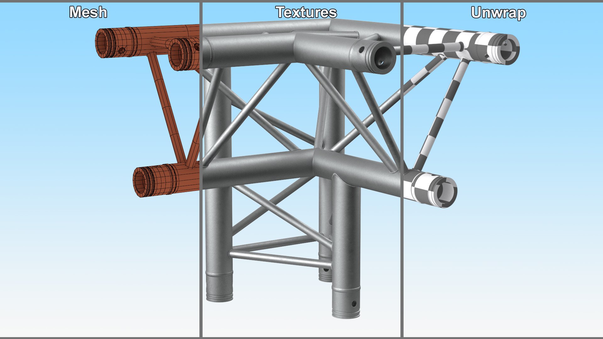Development Truss Modular Triangular Model - TurboSquid 2264767