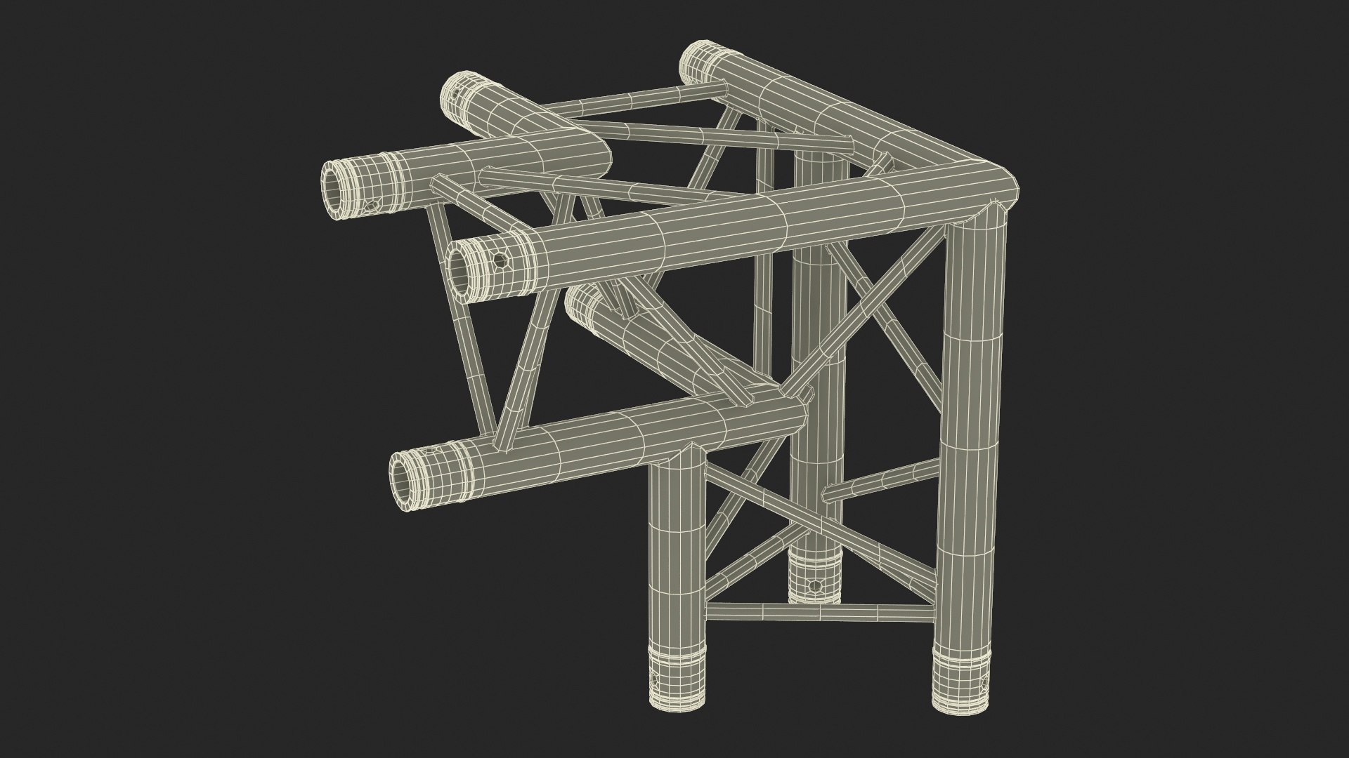 Development Truss Modular Triangular Model - TurboSquid 2264767