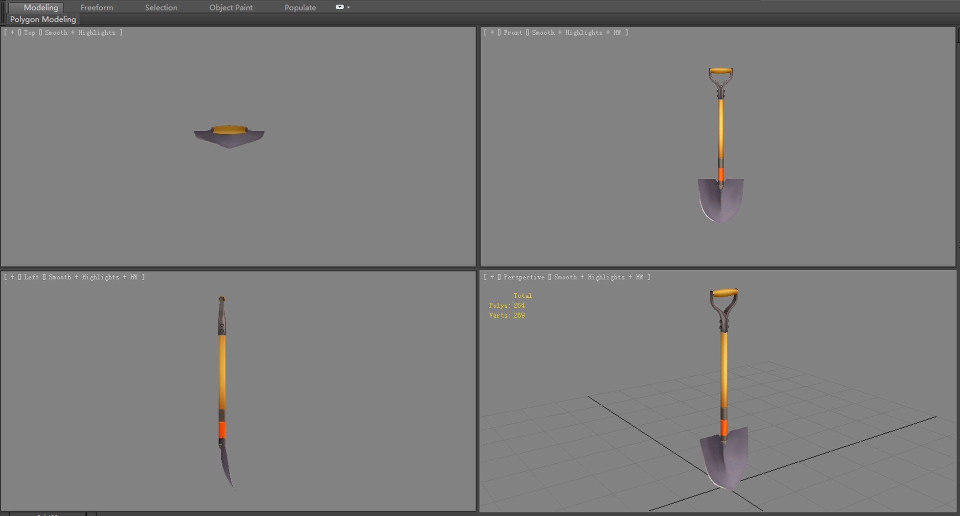 3D Model Farm Spade - TurboSquid 1687886