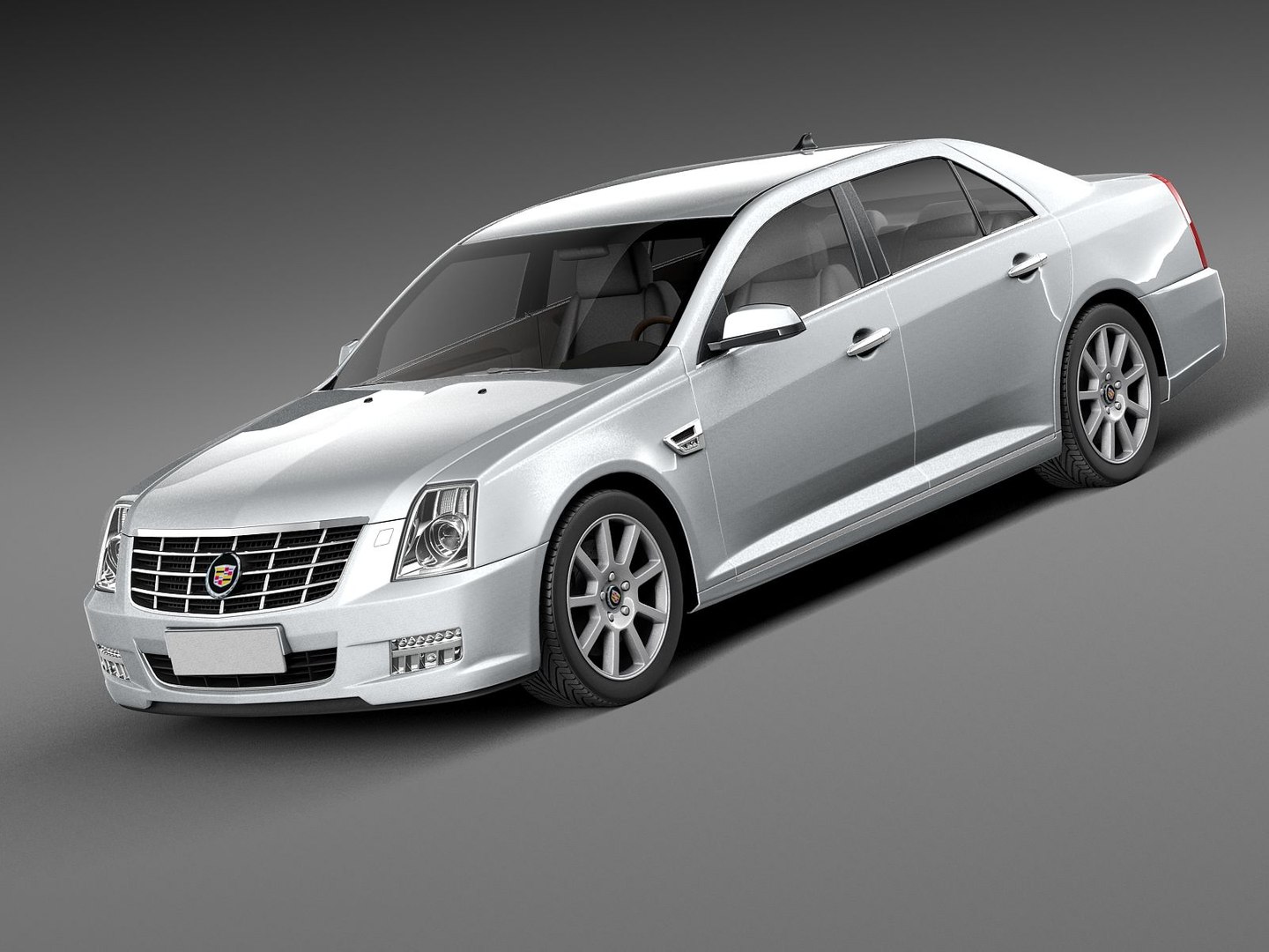 Cadillac Sls Sedan Luxury 3d Model