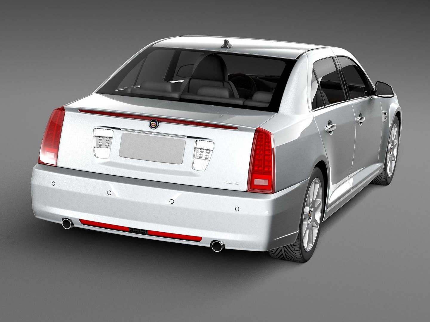 Cadillac Sls Sedan Luxury 3d Model