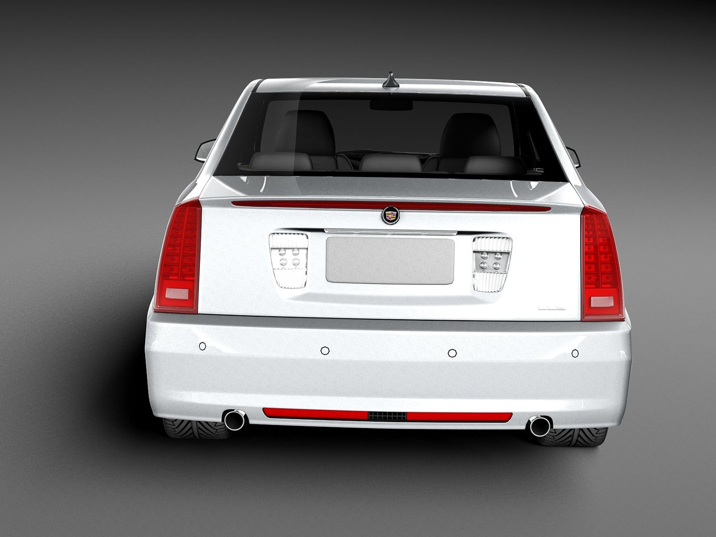 Cadillac Sls Sedan Luxury 3d Model