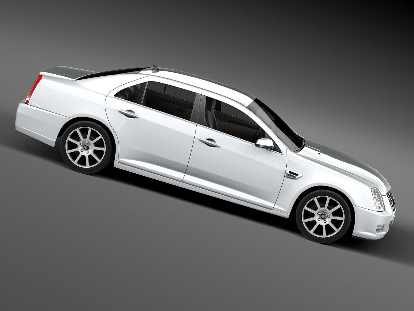 Cadillac Sls Sedan Luxury 3d Model