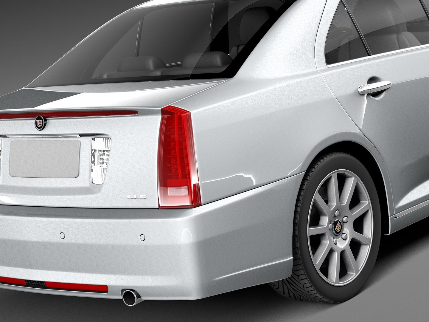 Cadillac Sls Sedan Luxury 3d Model