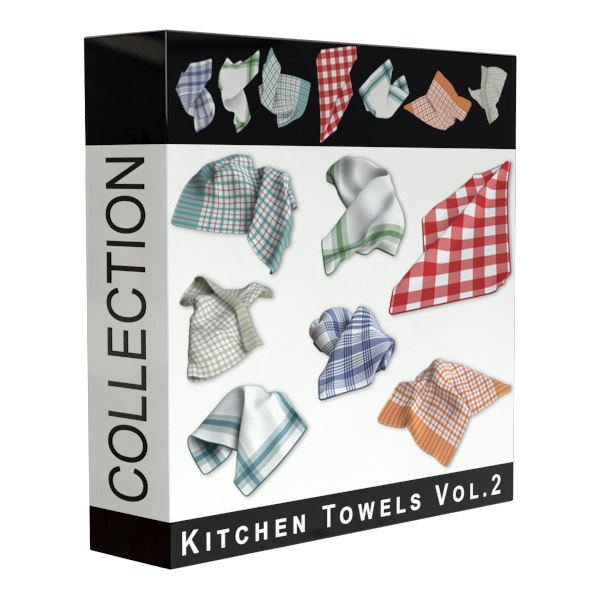 Kitchen Towel 3D Models for Download | TurboSquid