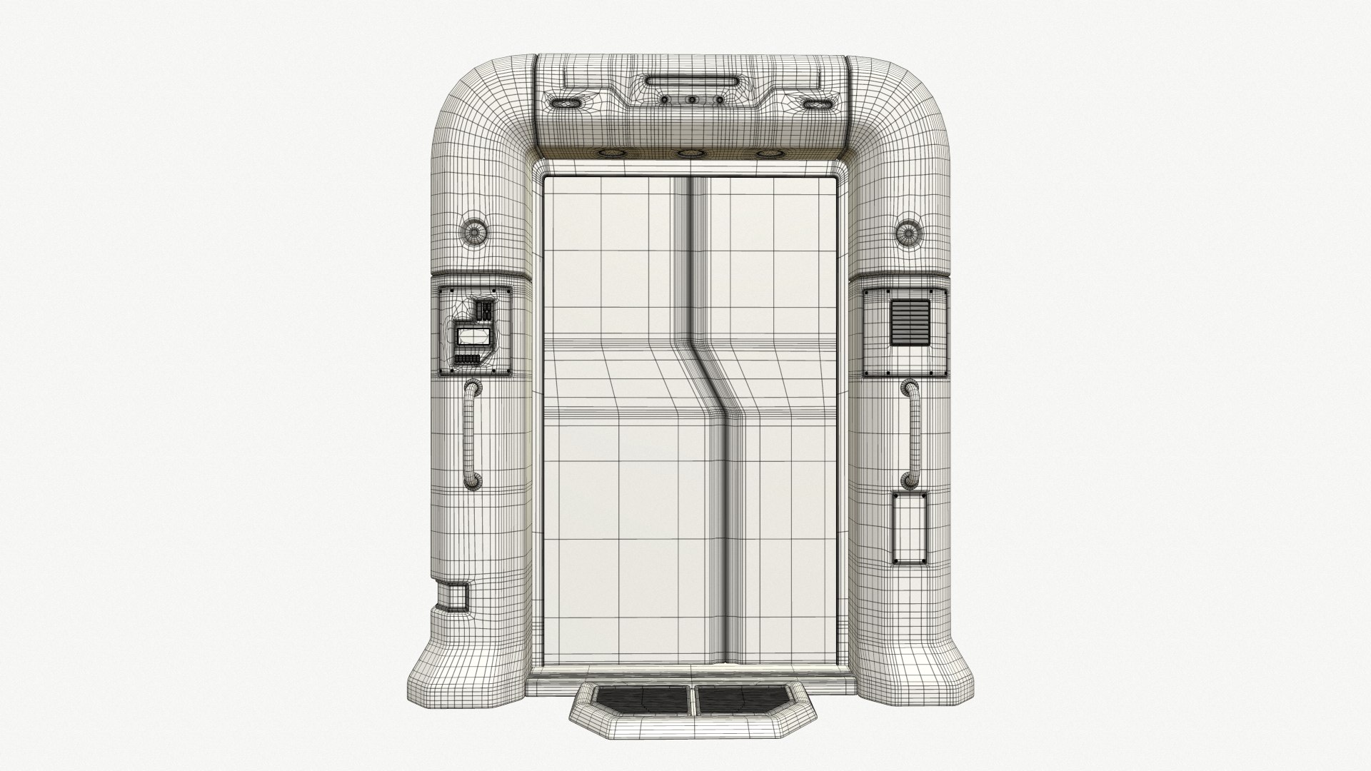 3D Sci-Fi Gate(1) Model - TurboSquid 2382639