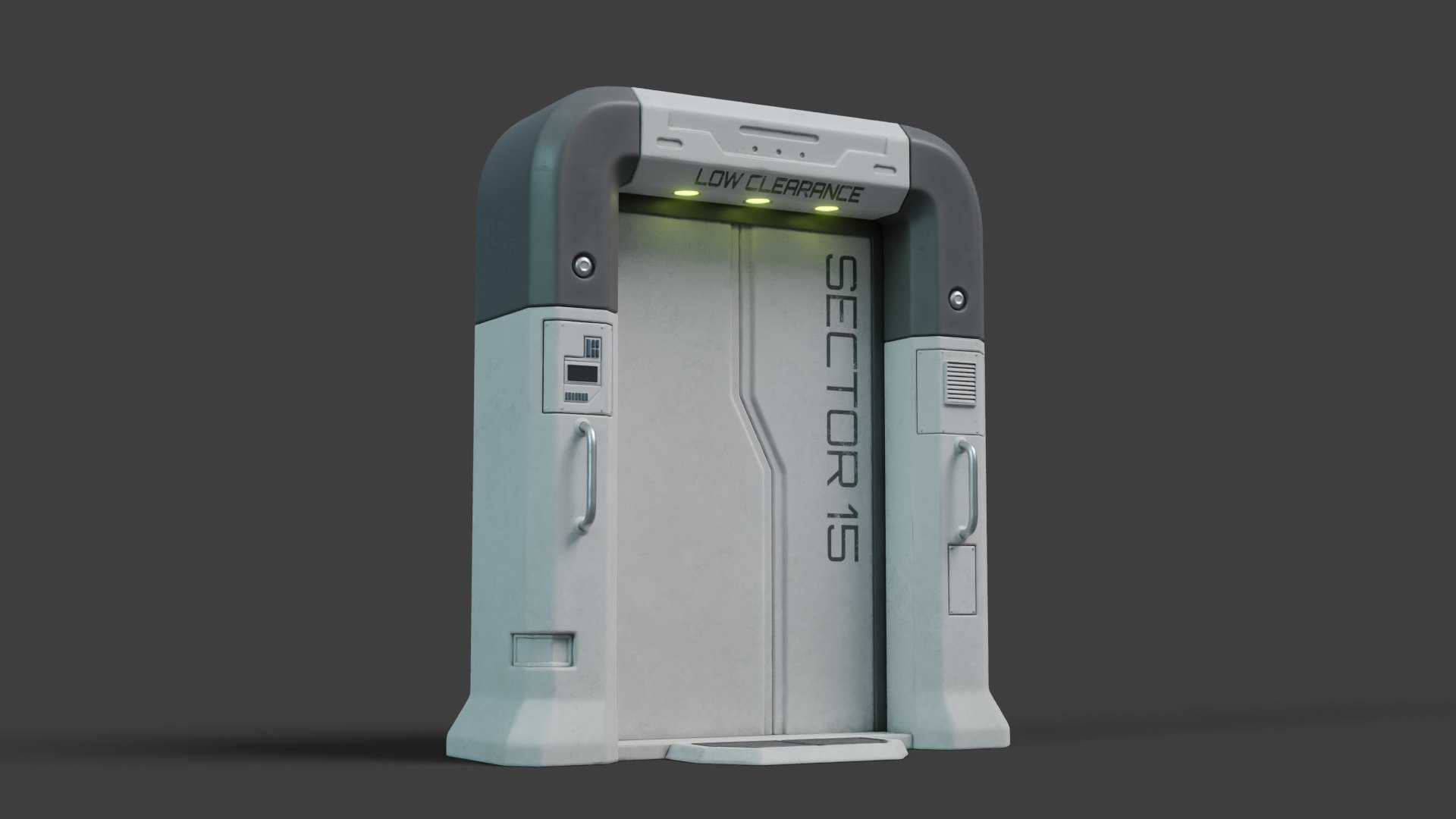 3D Sci-Fi Gate(1) Model - TurboSquid 2382639