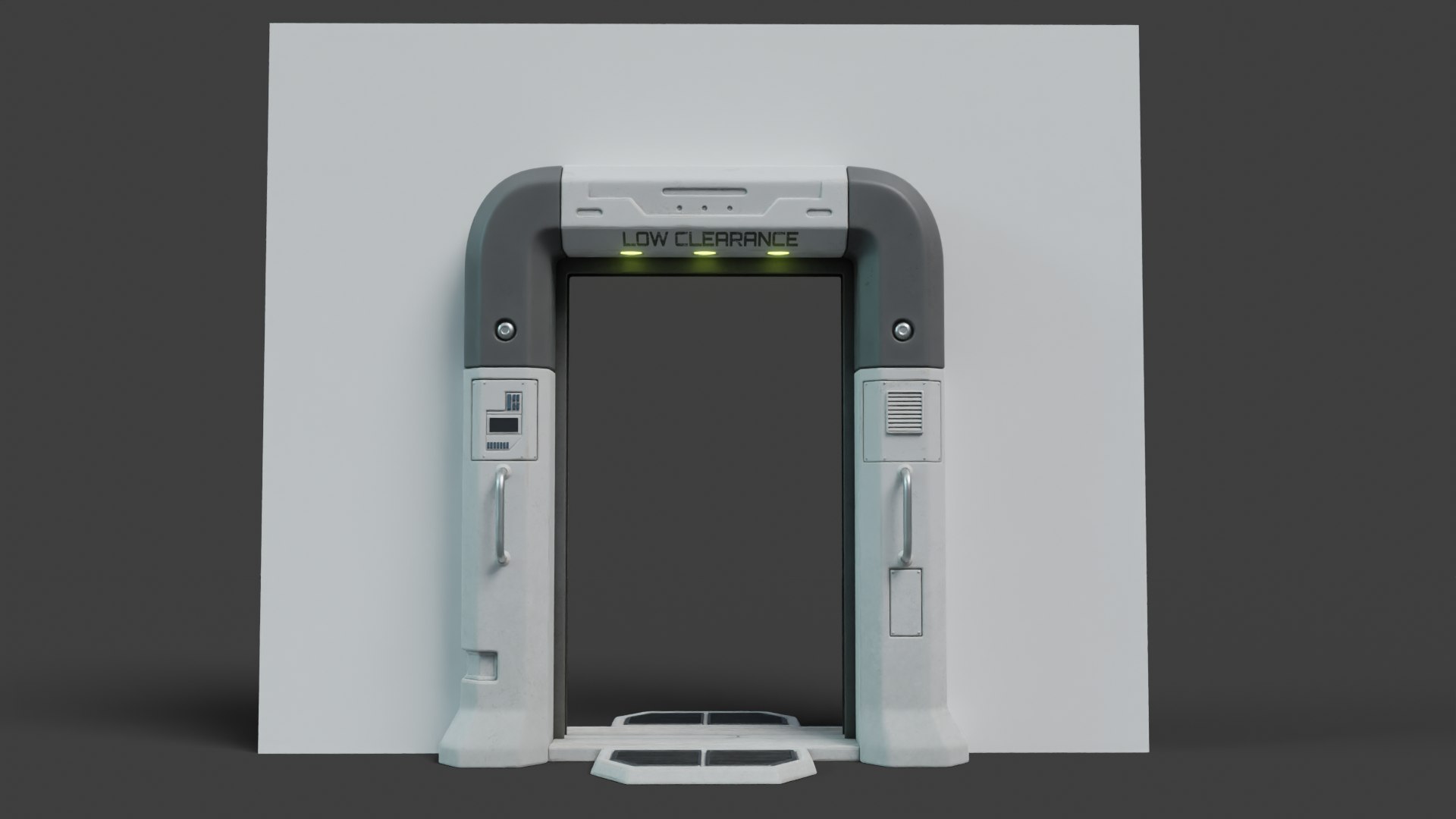 3D Sci-Fi Gate(1) Model - TurboSquid 2382639