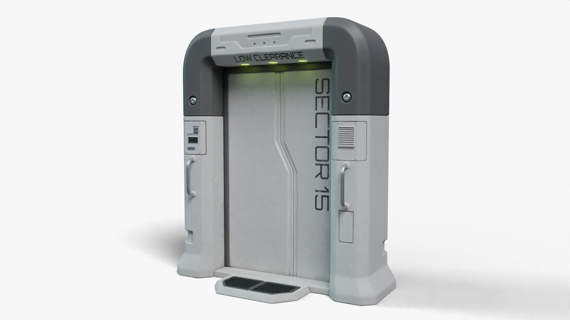 3D Sci-Fi Gate Model - TurboSquid 2382639