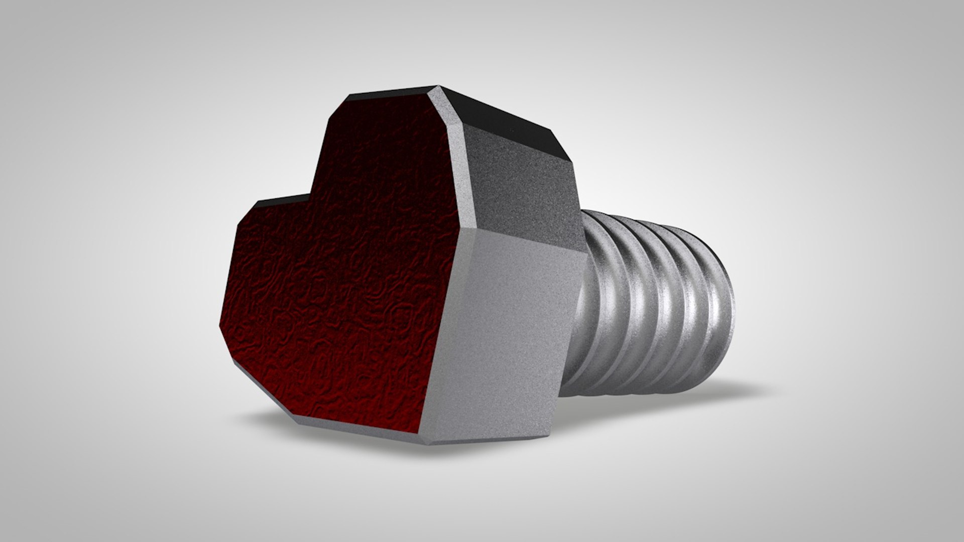 Heart Screws 3D Model - TurboSquid 1285582