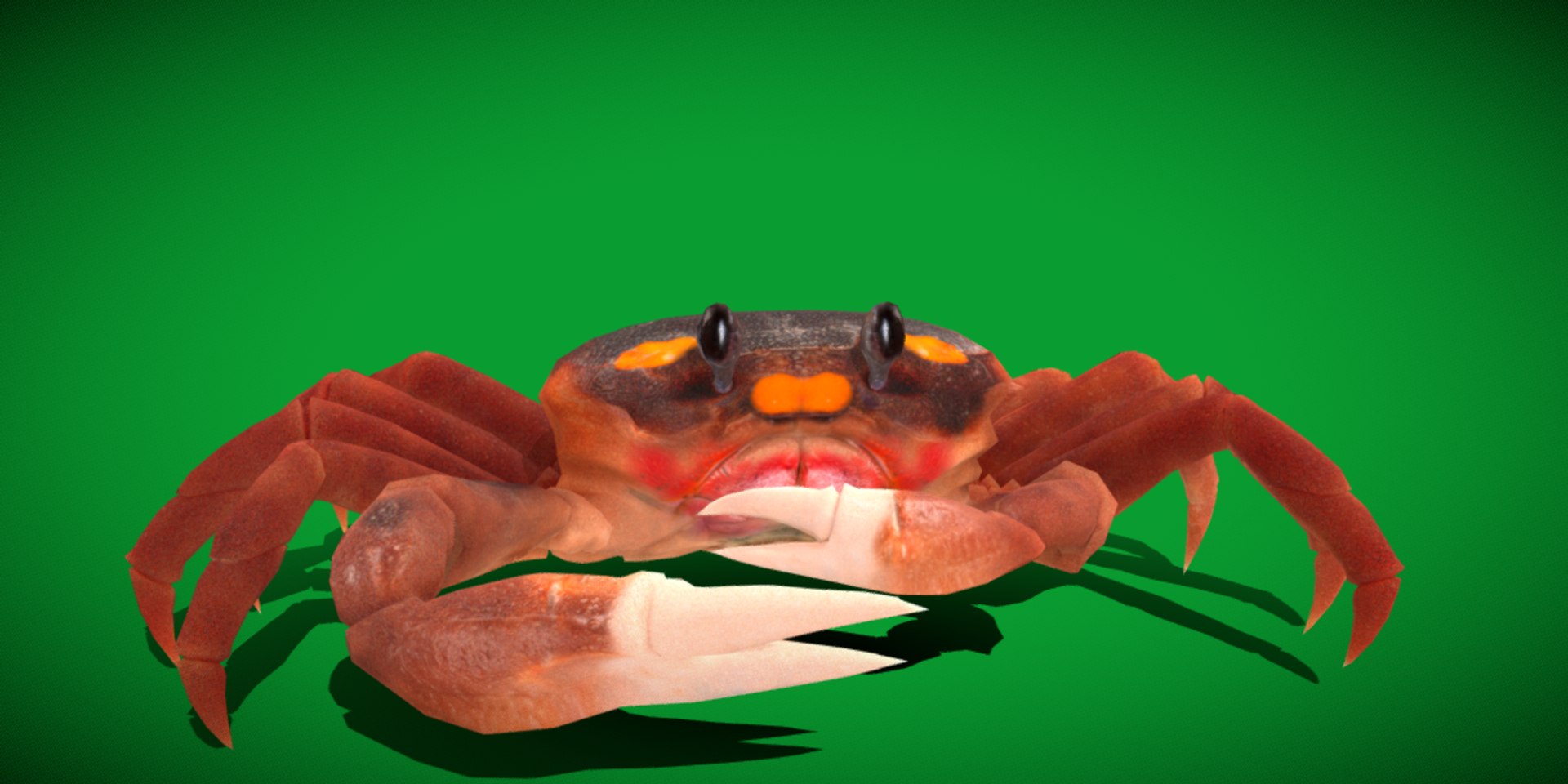 3D Halloween Moon Crab - TurboSquid 2378138
