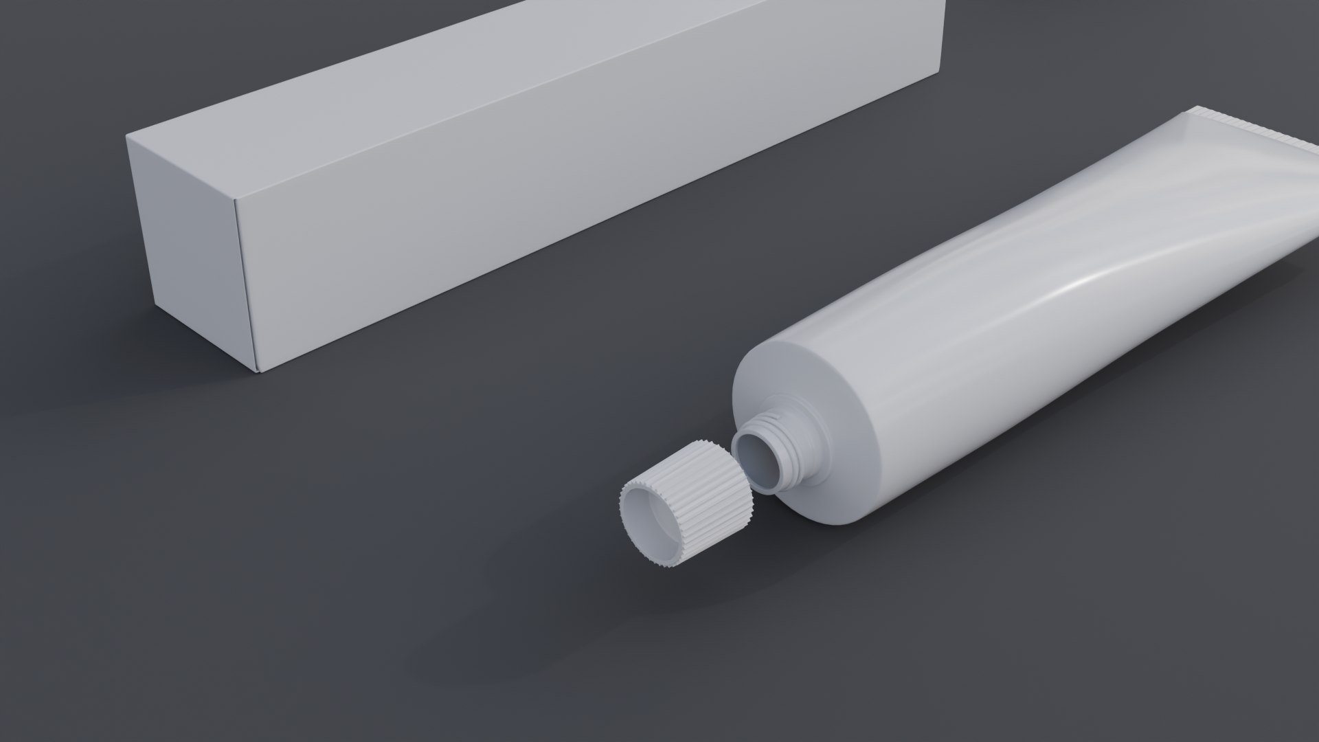 Toothpaste Laminate Tube And Packaging Box 3D Model - TurboSquid 2338415