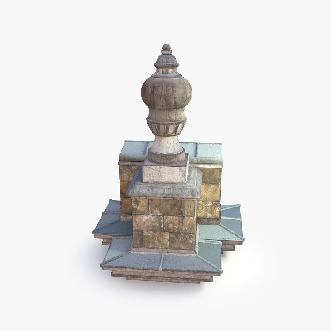 StonePillar0001 3D Model - TurboSquid 1961367