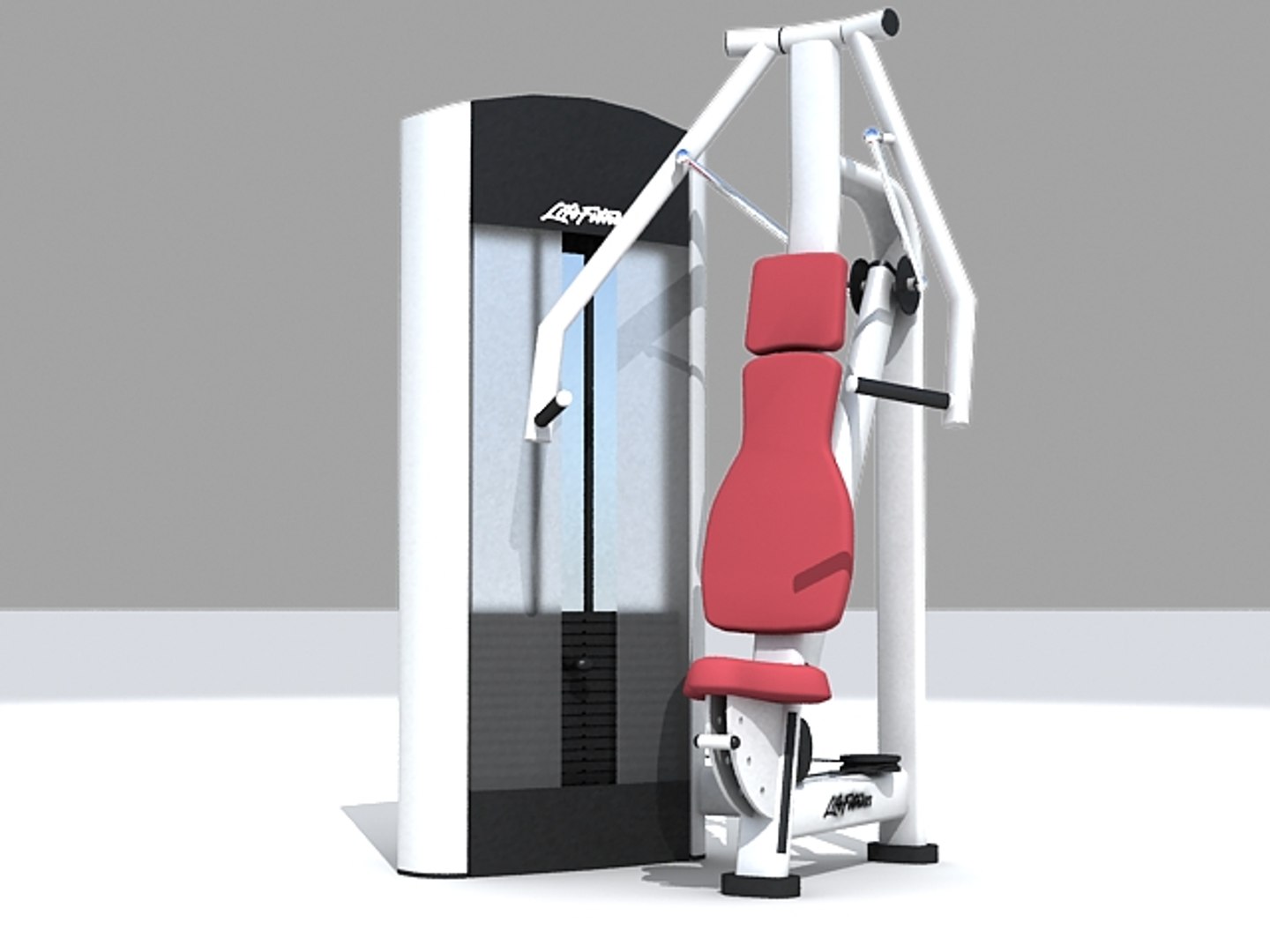 Gym Equipment Chest Press 3d Model