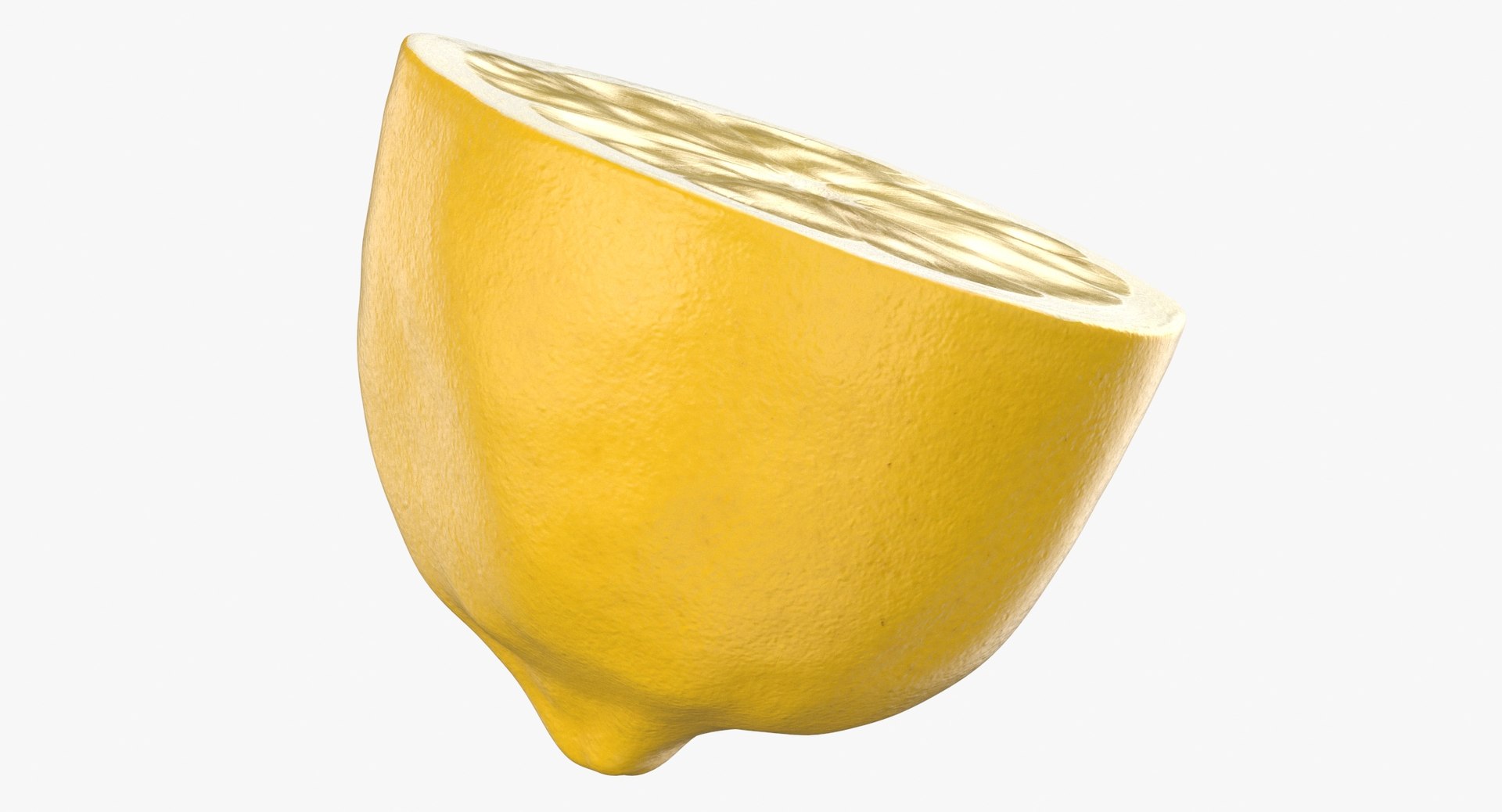 Prop 25 Lemon Half 3D - TurboSquid 2238915