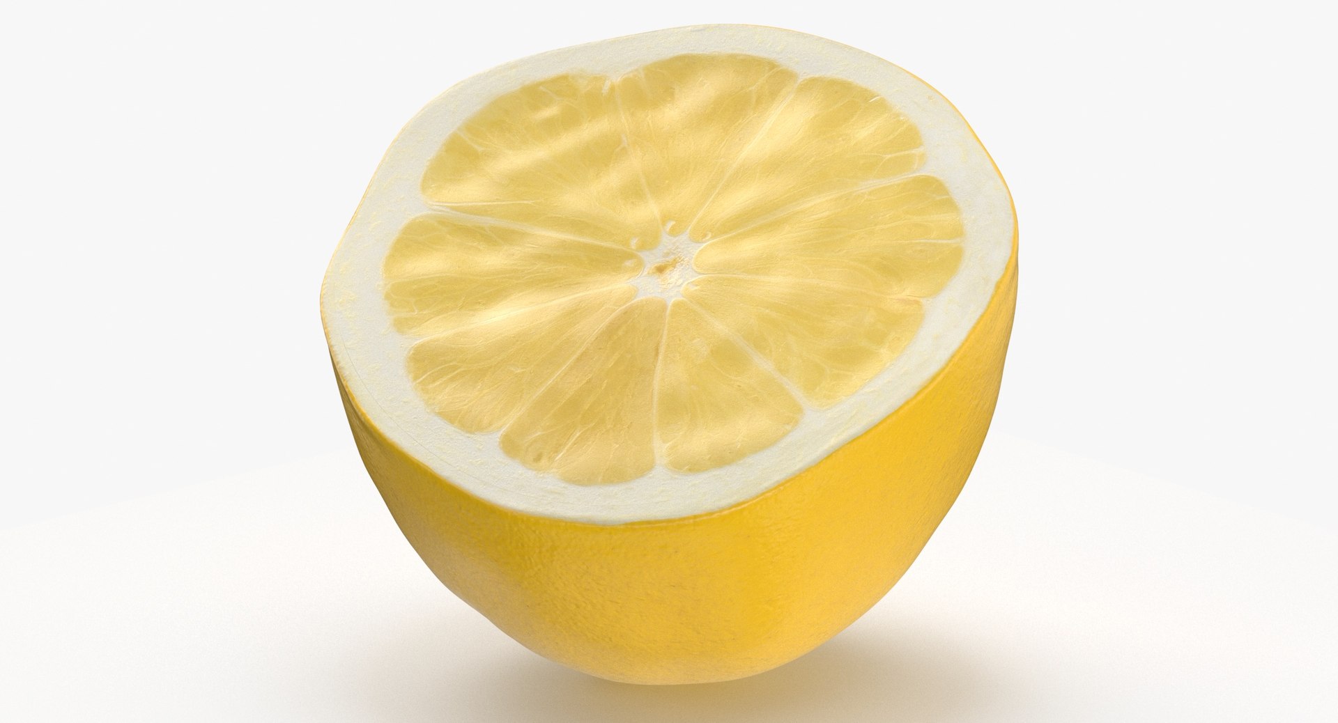 Prop 25 Lemon Half 3D - TurboSquid 2238915