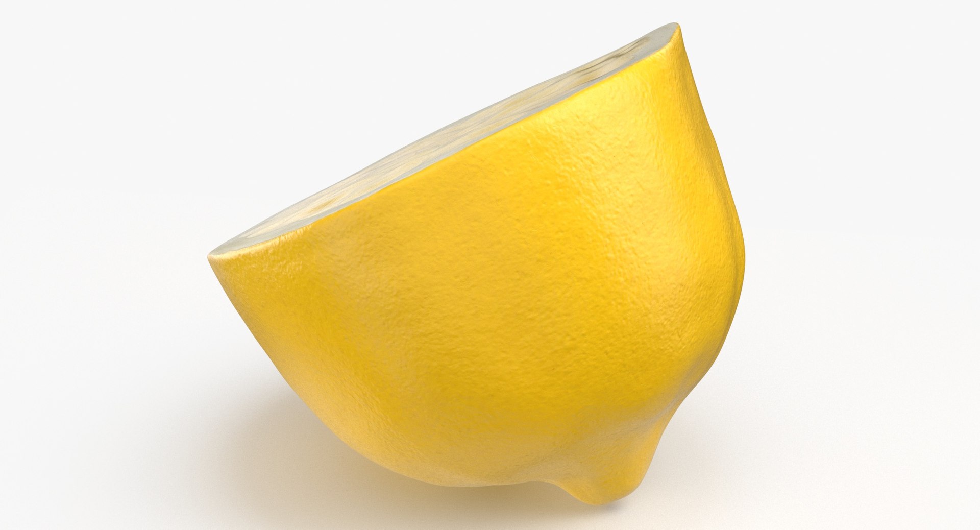 Prop 25 Lemon Half 3D - TurboSquid 2238915