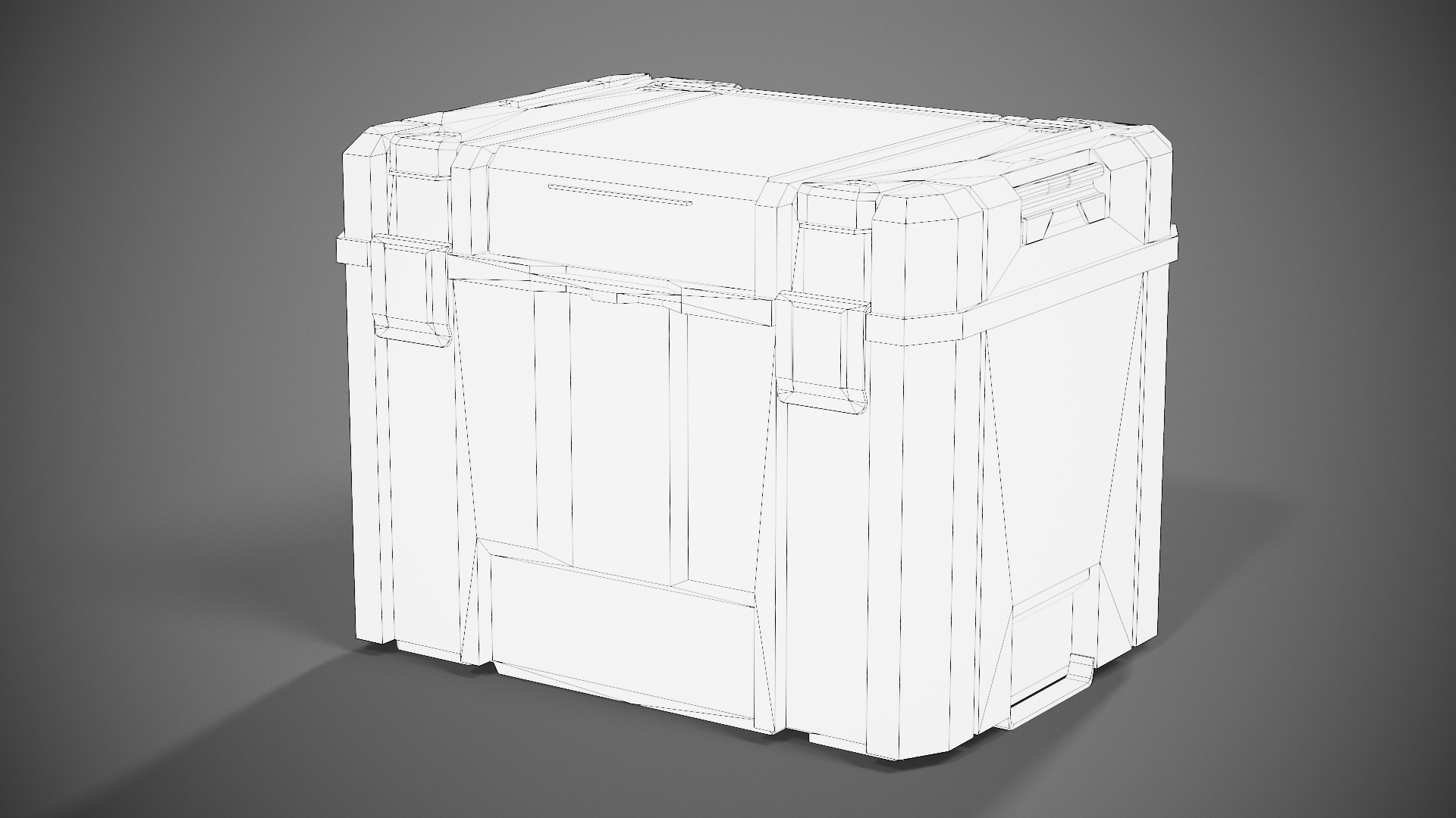 3D Rigged Crate GameReady LODs - TurboSquid 1880133