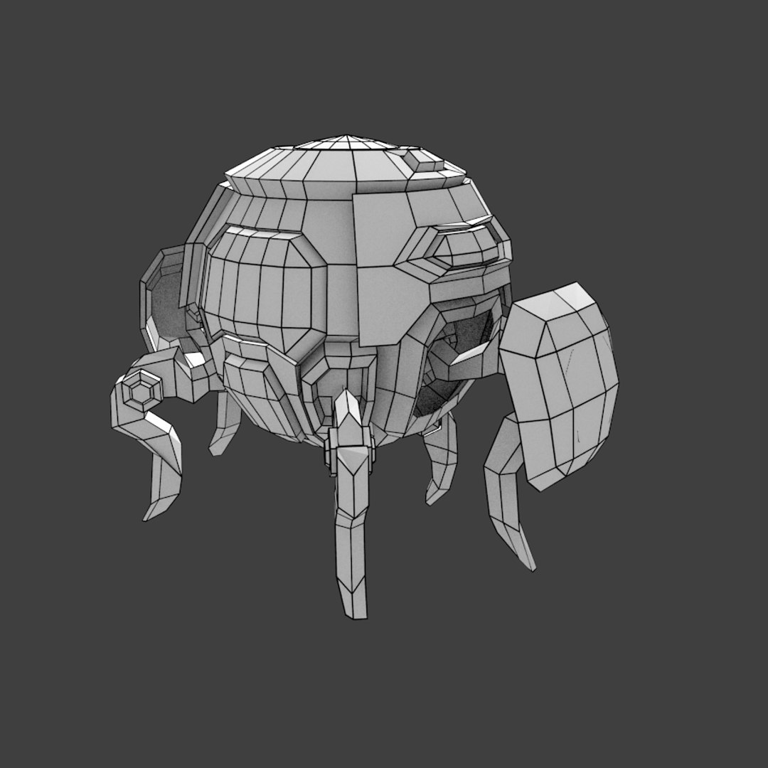 Pbr Sphere Robot Insect 3D - TurboSquid 1377562