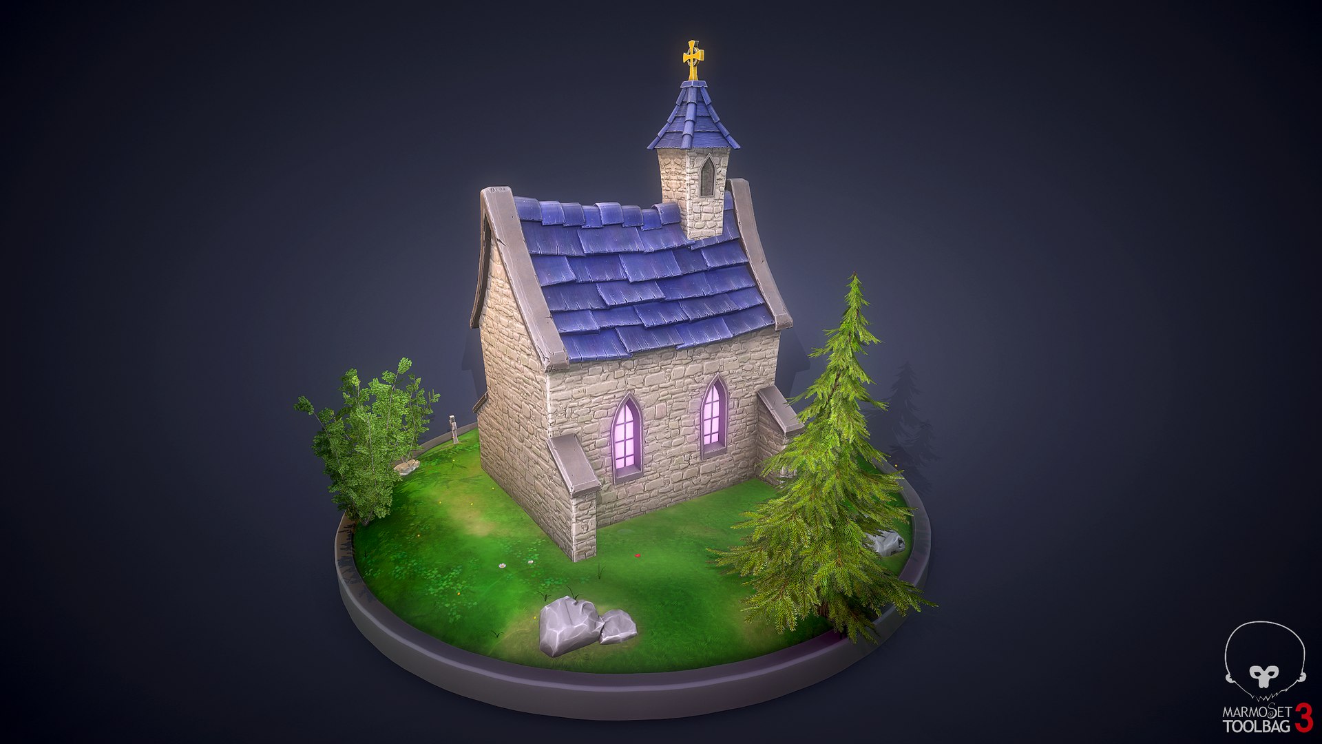 Stylized Chapel 3D Model - TurboSquid 1445300