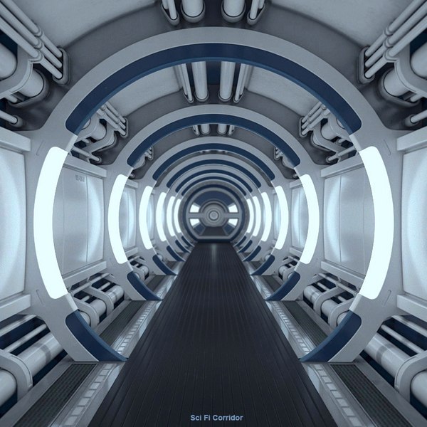 Spacecraft Corridor 3D Models for Download | TurboSquid