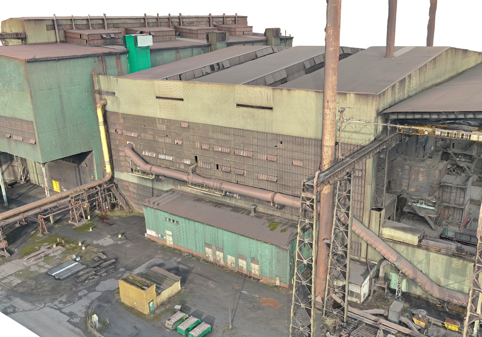 3D Model Gigantic Power Plant Mega Factory - TurboSquid 2369231