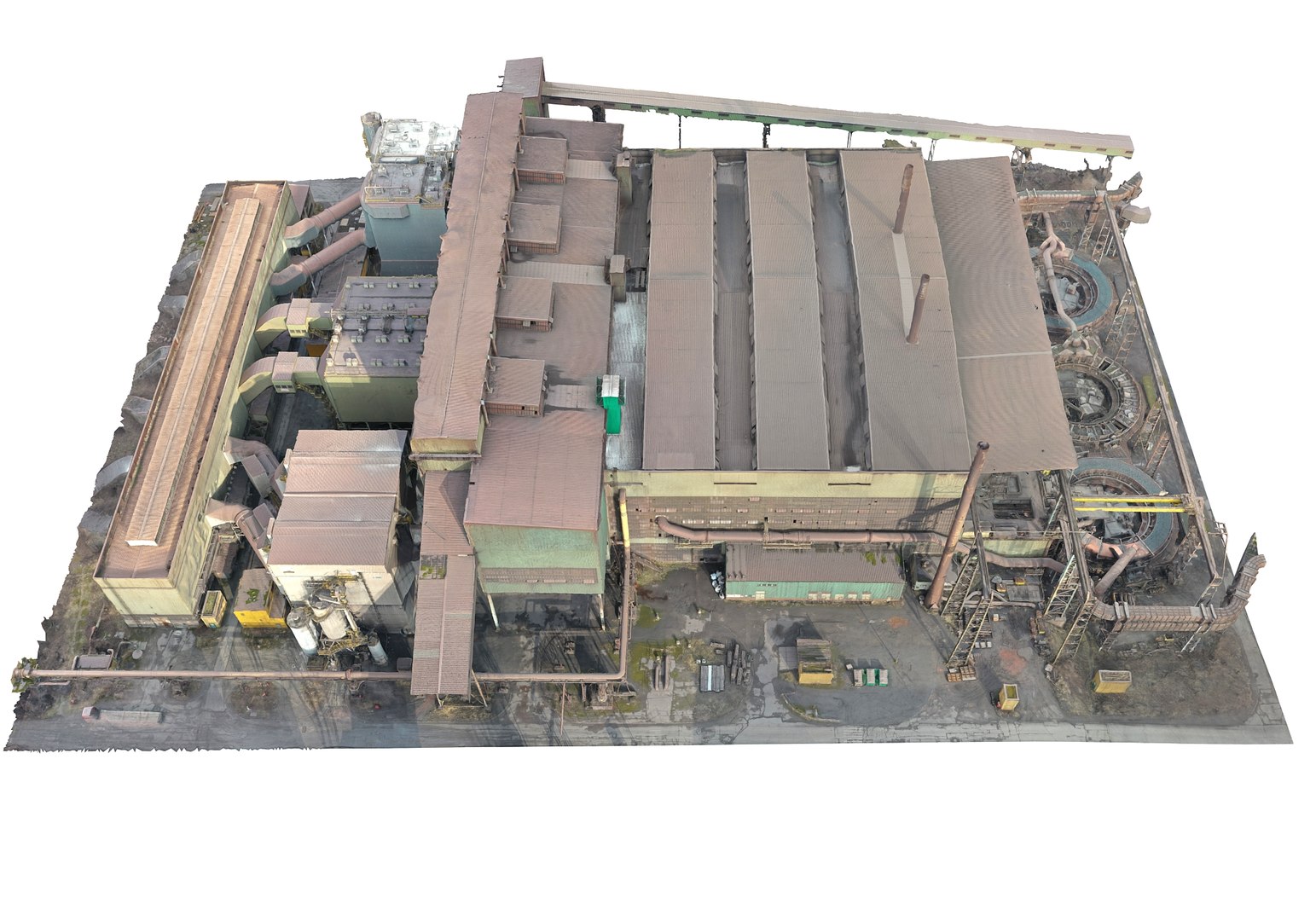 3D Model Gigantic Power Plant Mega Factory - TurboSquid 2369231