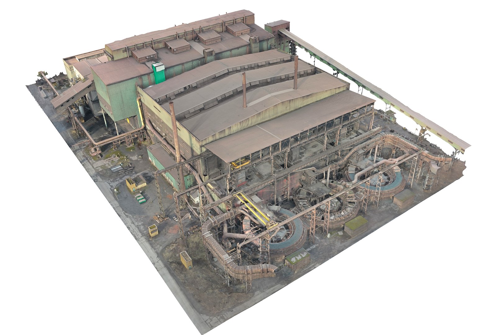 3D Model Gigantic Power Plant Mega Factory - TurboSquid 2369231