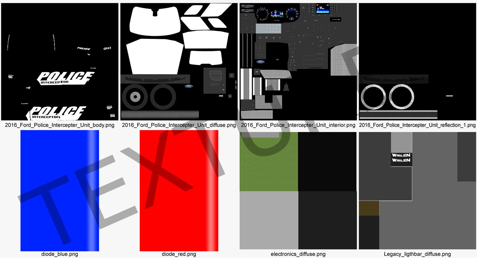 police interceptor unit 2016 3d max