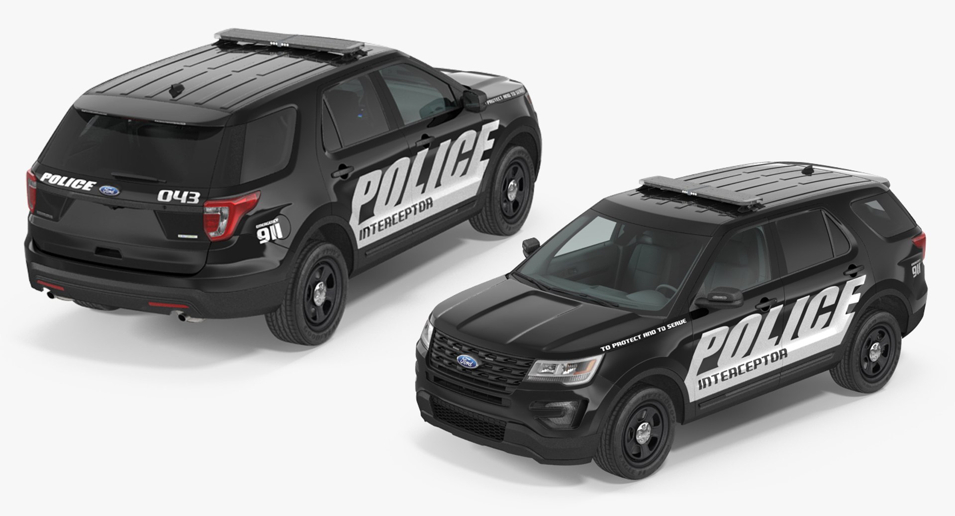 police interceptor unit 2016 3d max