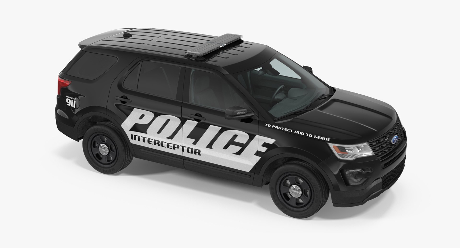 police interceptor unit 2016 3d max