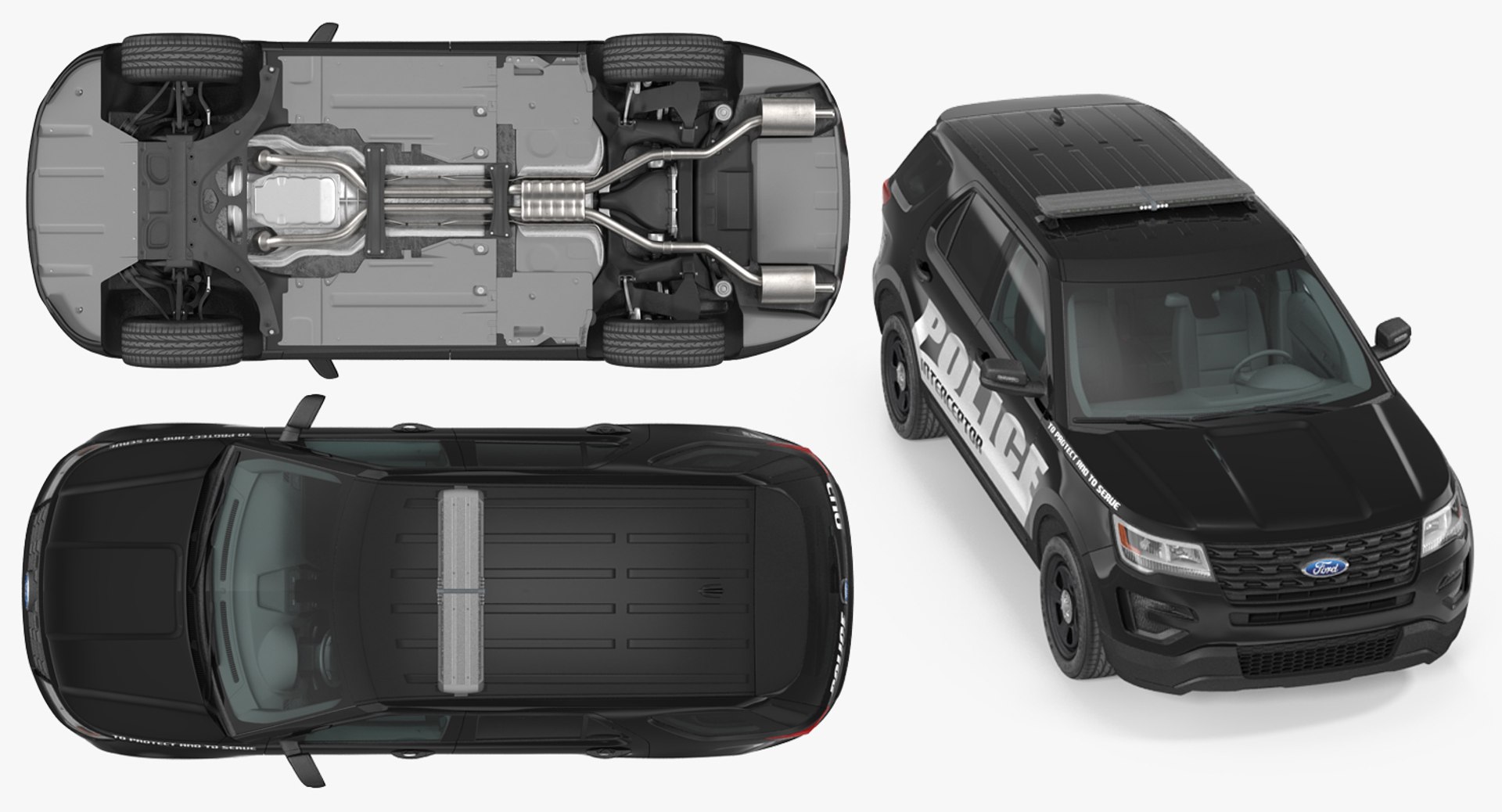 police interceptor unit 2016 3d max