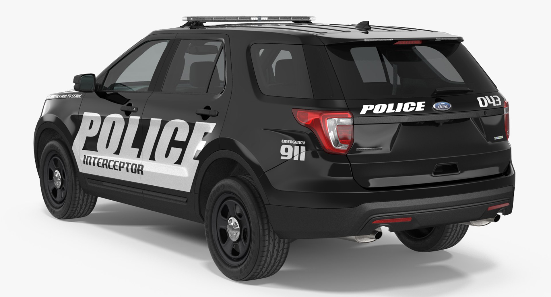 Police Interceptor Unit 2016 3d Max